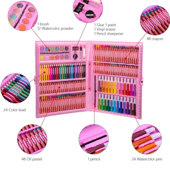 Toys | Hb 168piece Deluxe Art Set | Poshmark